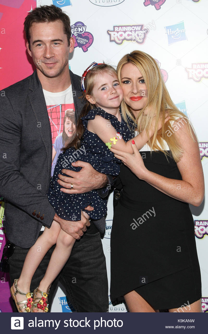 Barry Sloane, Katy O'Grady and Gracie Sloane. Los Angeles premiere of ...