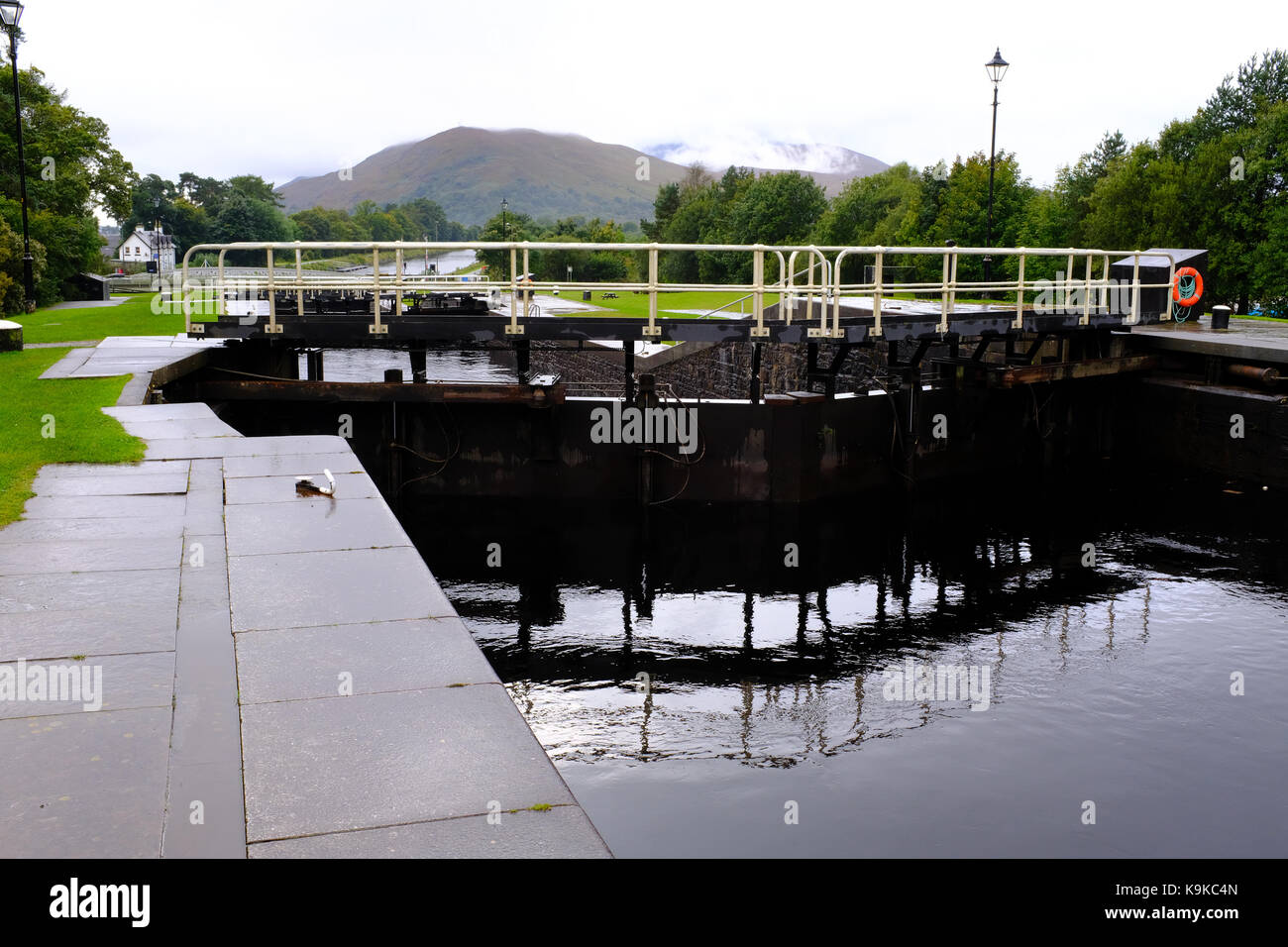 Neptune's Staircase, a staircase lock on the Caledonian Canal at ...