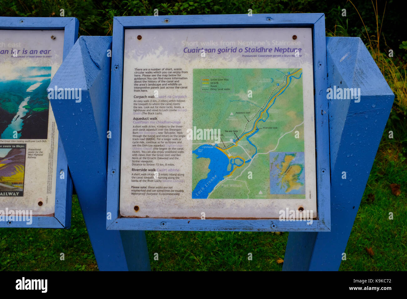 Map of fort william hi-res stock photography and images - Alamy