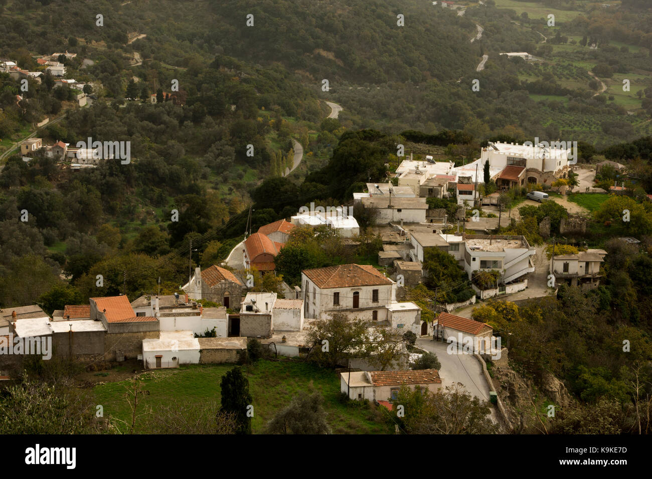 Thronos is a mountain village in central Crete.. Thronos ist ein ...