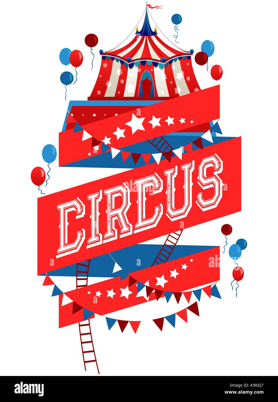 Circus Big Top Tent Stock Vector Images - Alamy