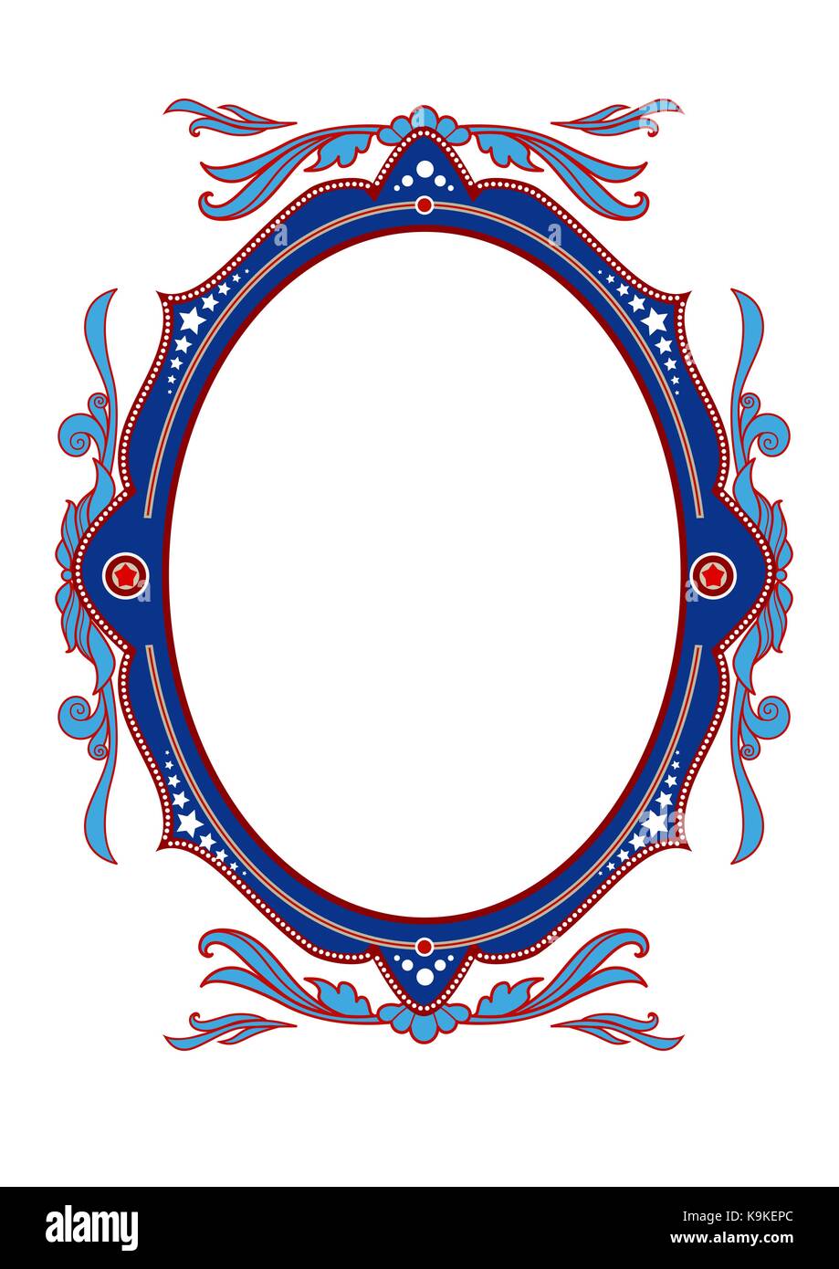 Vintage circus background frame hi-res stock photography and images - Alamy