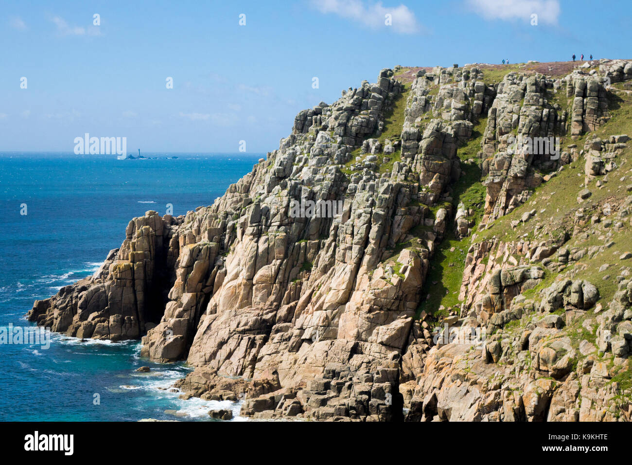 Lands end, cliffs, sea, ocean Stock Photo - Alamy