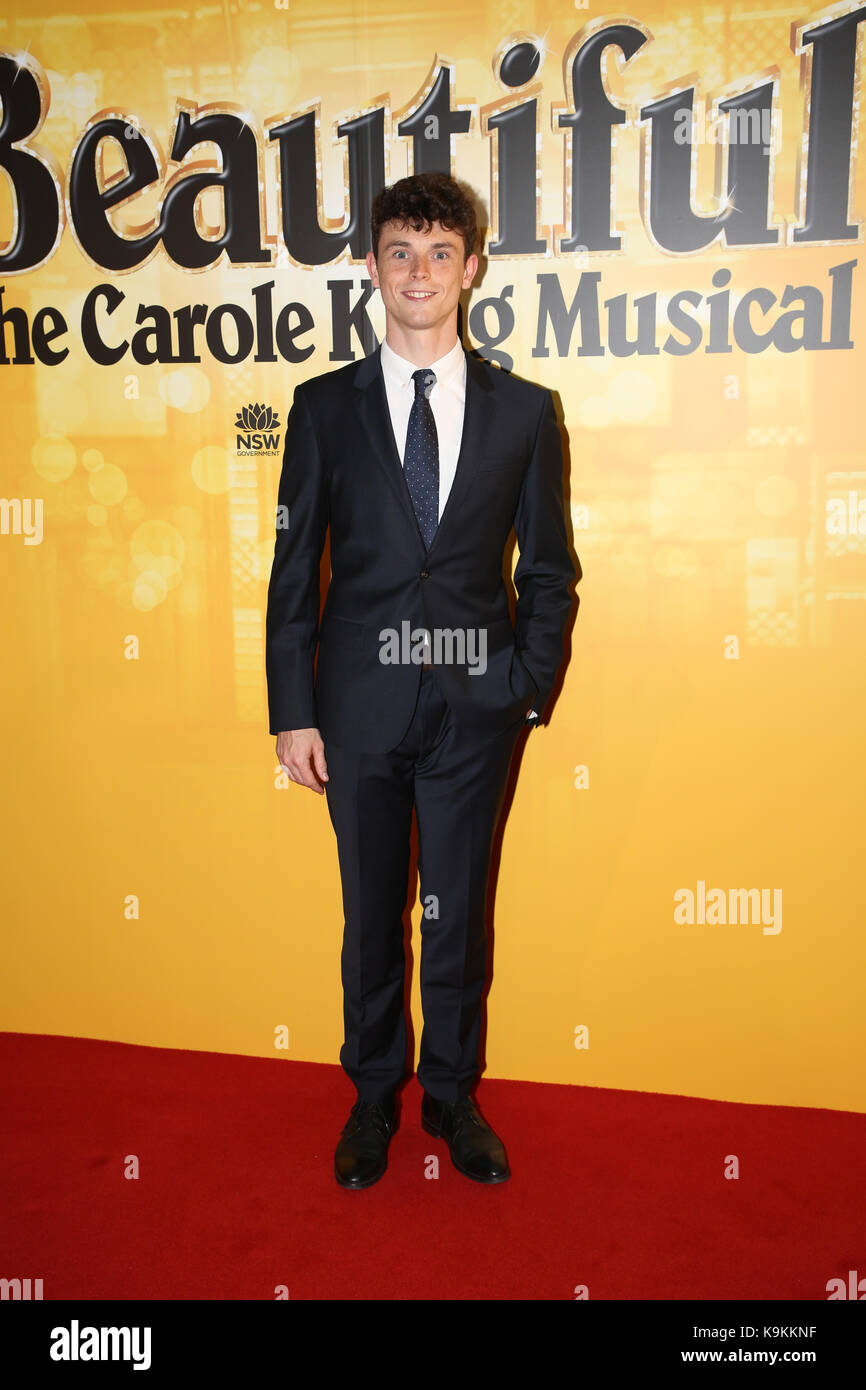 Sydney, Australia. 23 September 2017. Charlie Stemp on the red carpet ...