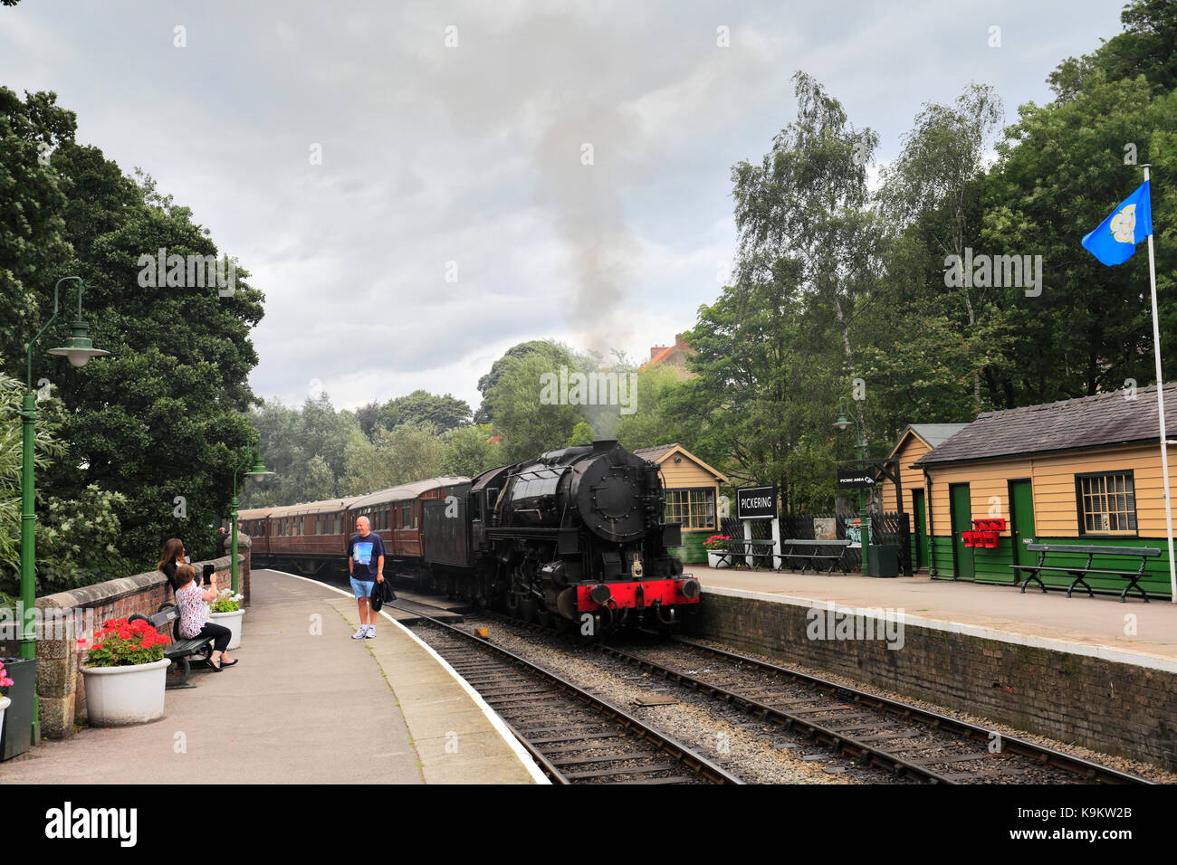 S160 ‘USA’ 2-8-0, No 6046, Pickering Station, North York Moors National ...