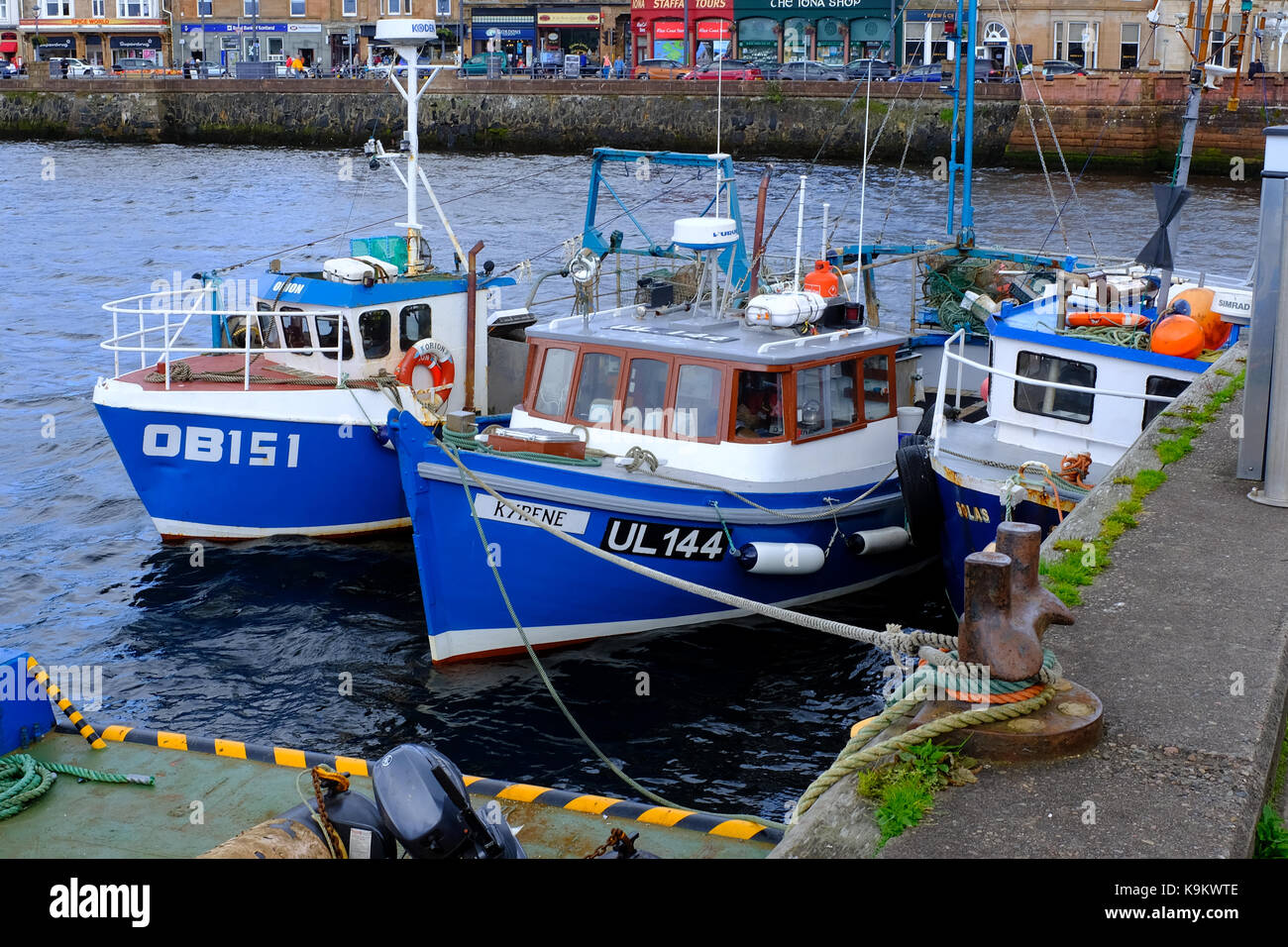Fishing boat Oban - Scotland UK Stock Photo - Alamy