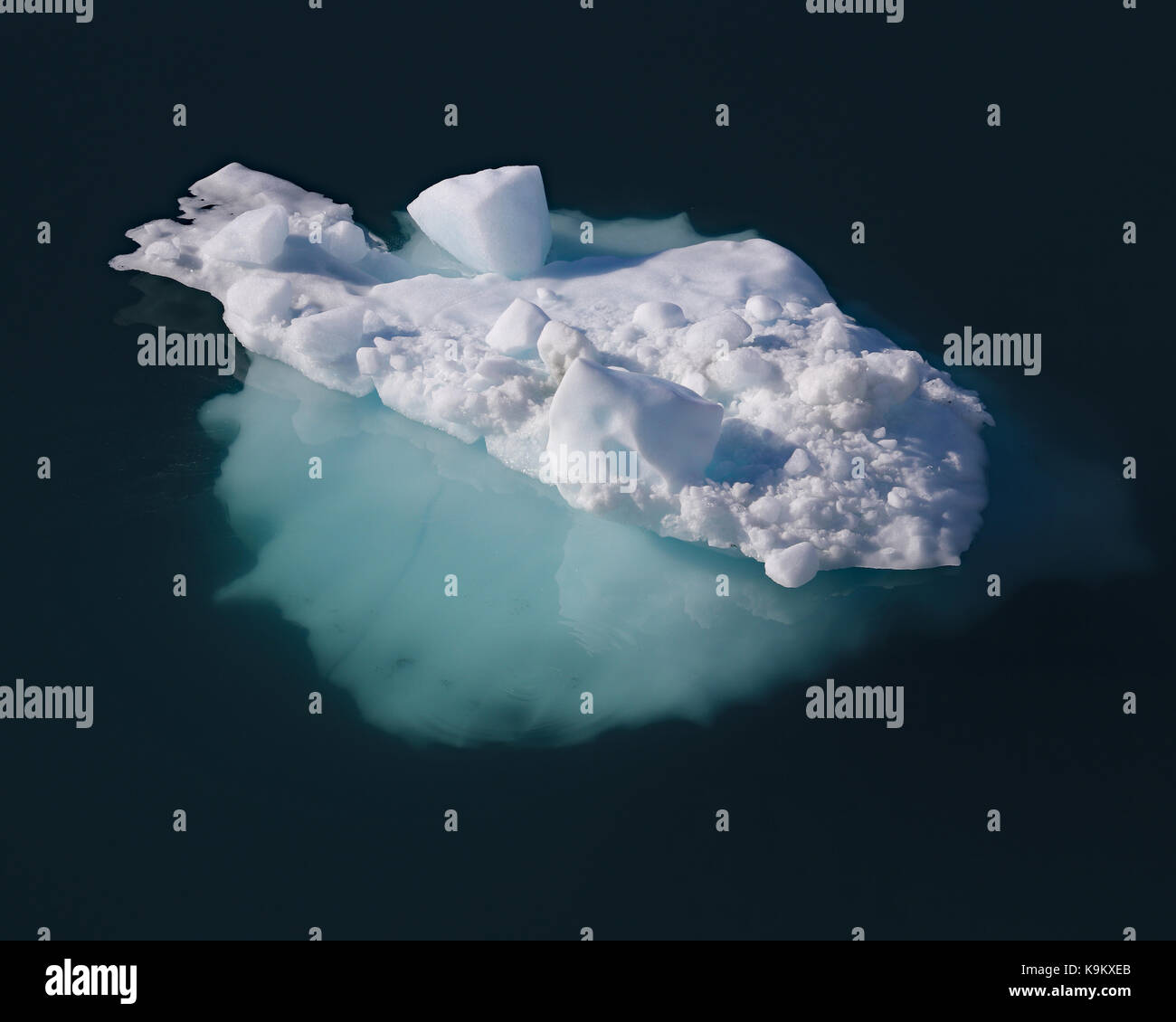 Ice float in Glacier Bay National Park and Preserve. As the glaciers ...