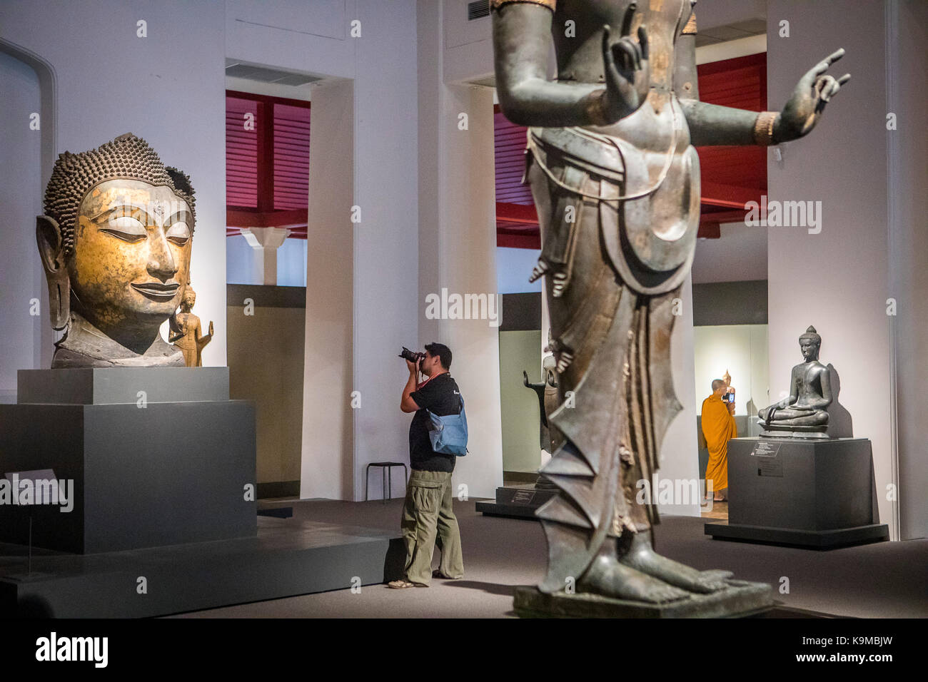 Photographer, visitor, tourist, buddha, sculpture,statue,The National ...
