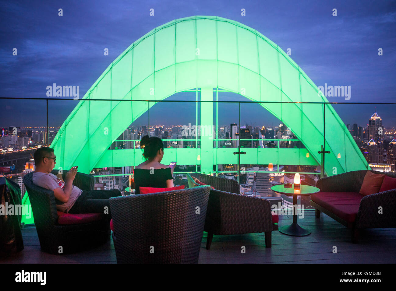 Red sky bar bangkok centara hi-res stock photography and images - Alamy