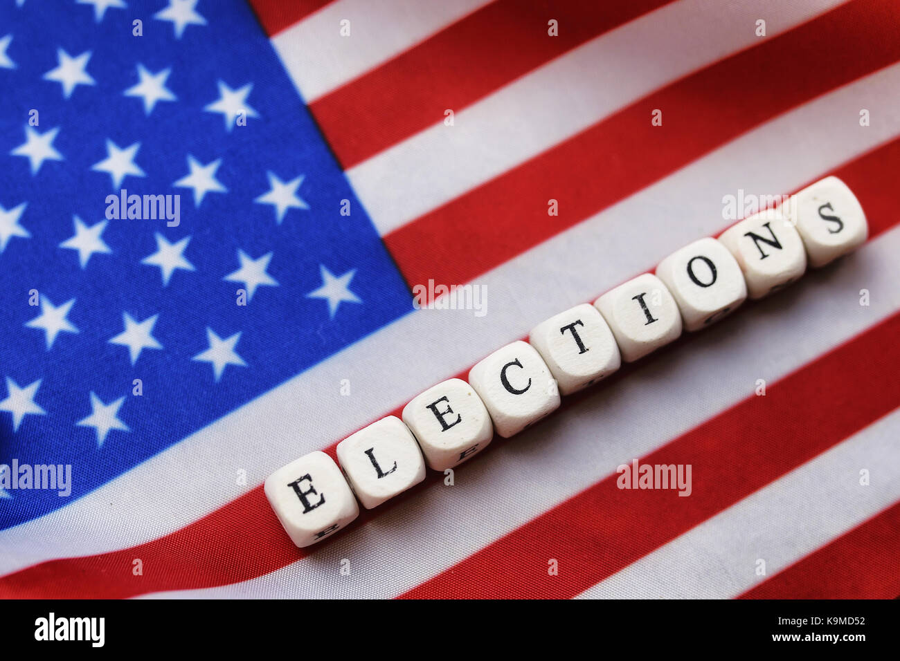 Election Simbol On Usa Flag High Resolution Stock Photography and ...
