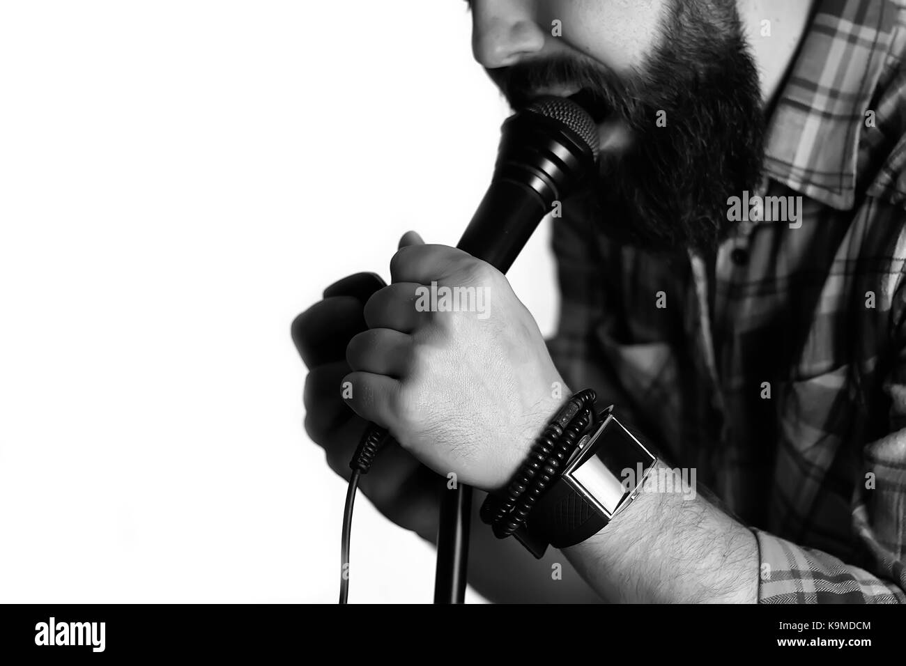 Teen interview microphone hi-res stock photography and images - Alamy