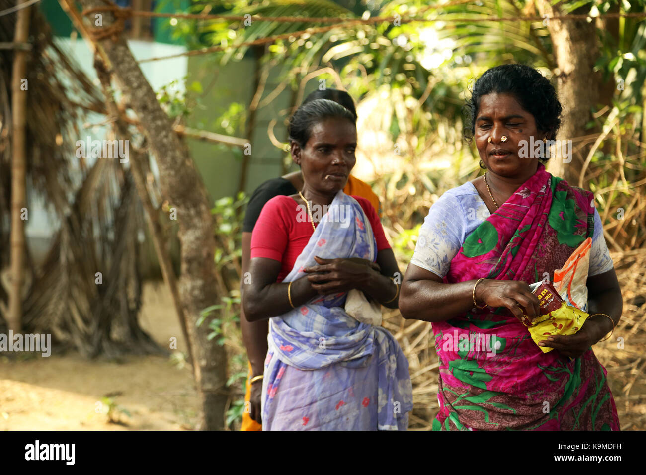 Indian Poor people walking on the beautiful street Stock Photo - Alamy