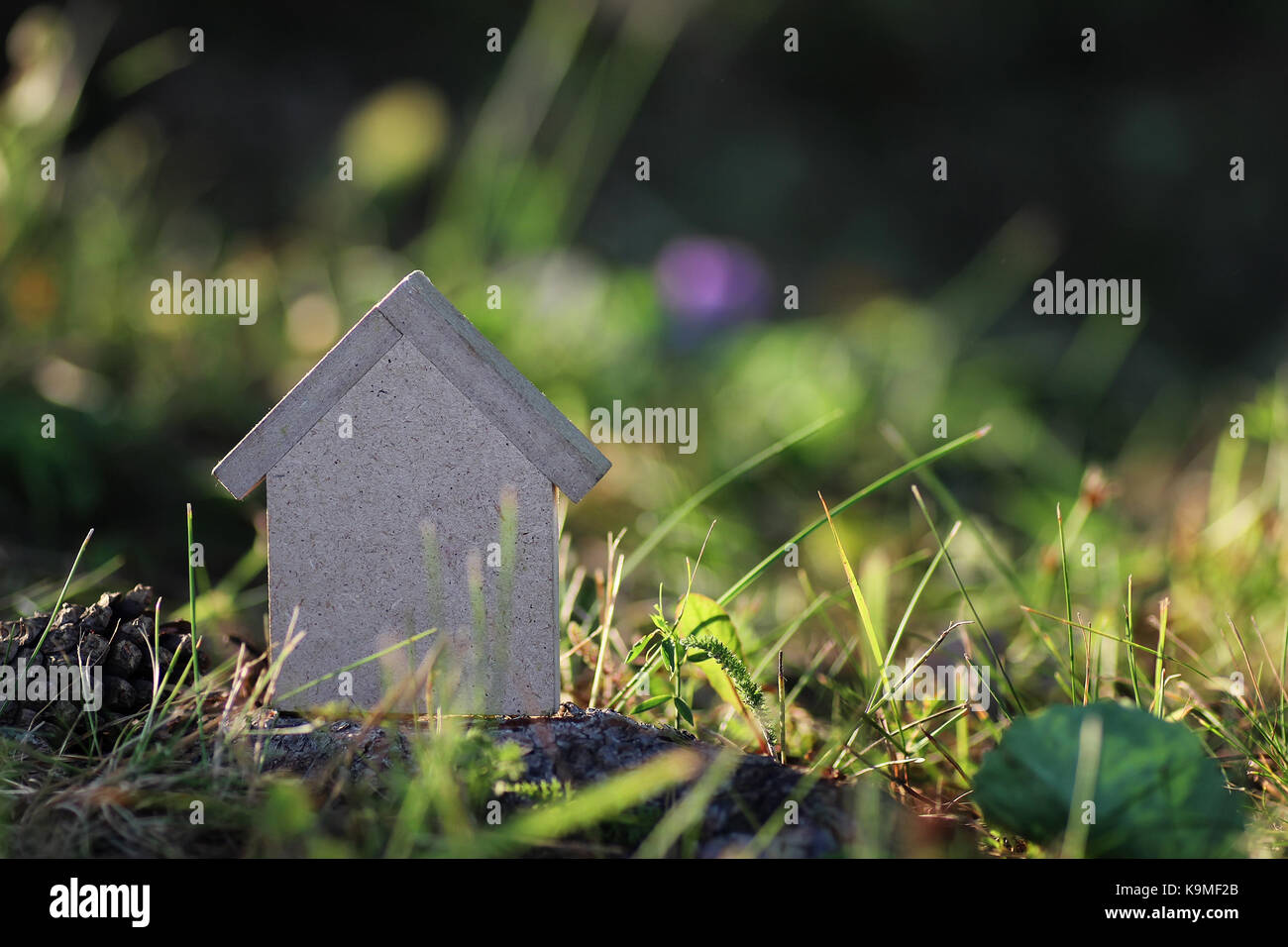 figure house in nature Stock Photo - Alamy