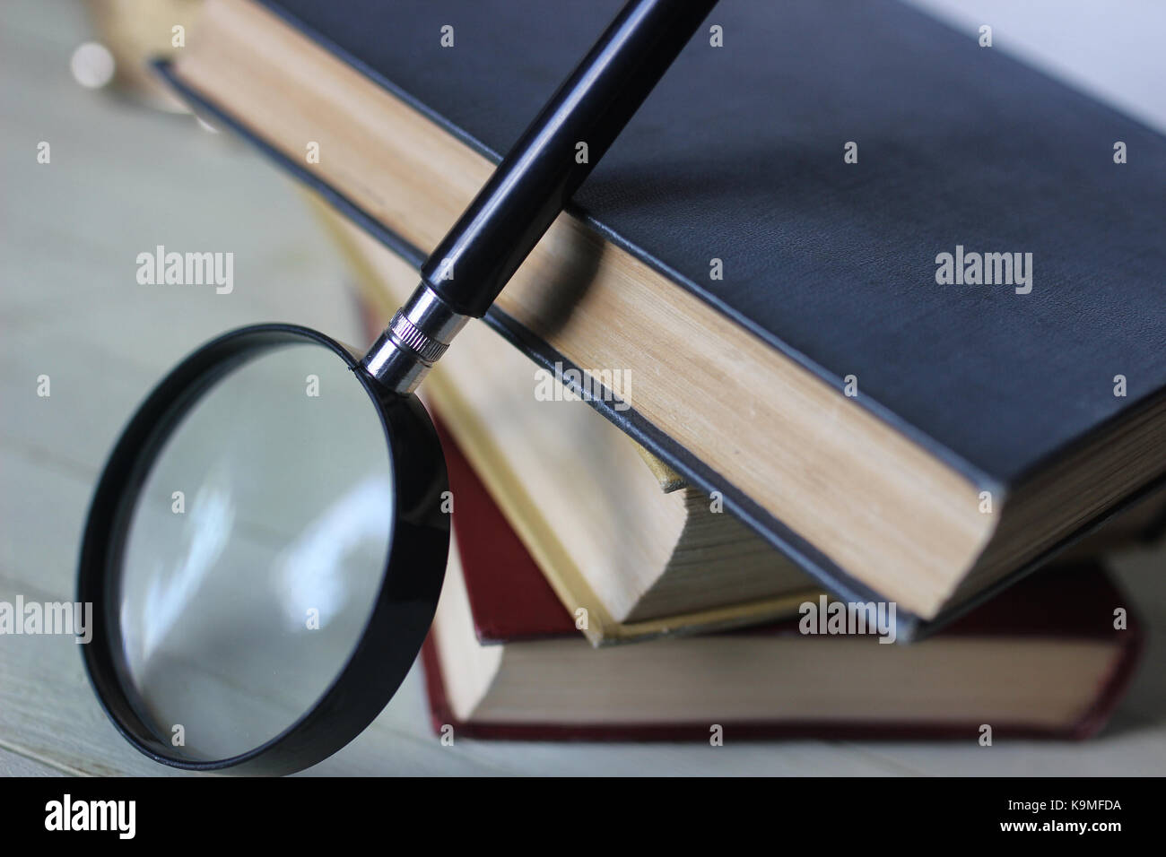 old book lens Stock Photo - Alamy