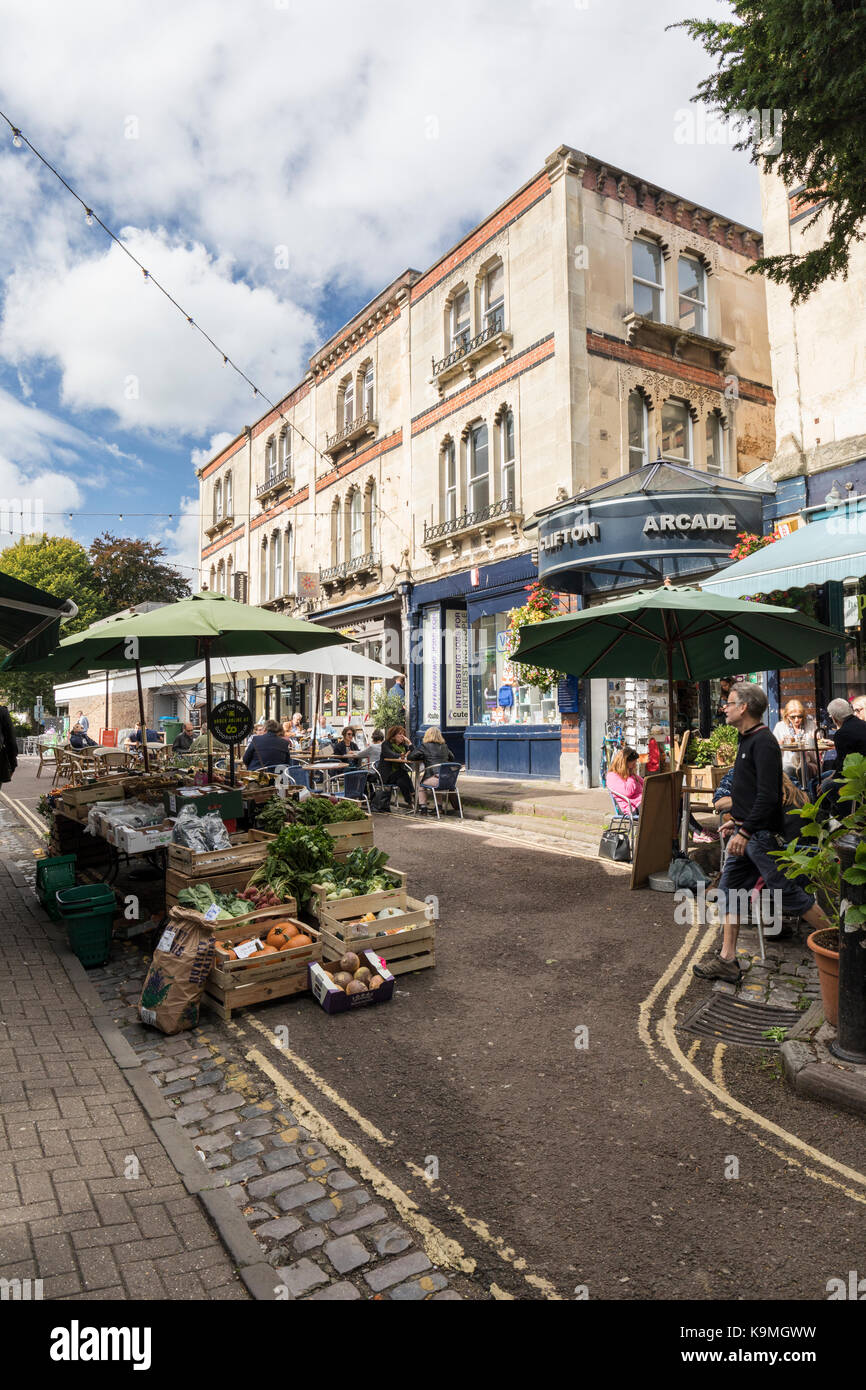 Primrose cafe and The Clifton Arcade, Clifton, City of Bristol, England ...