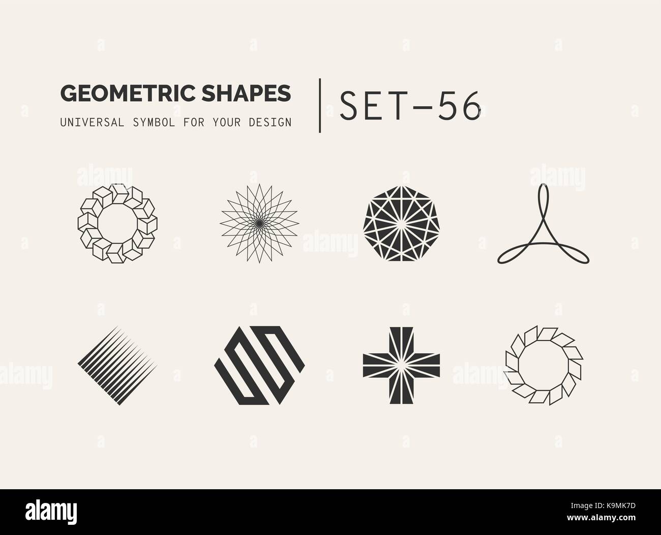 Universal shapes for your design Stock Vector Image & Art - Alamy