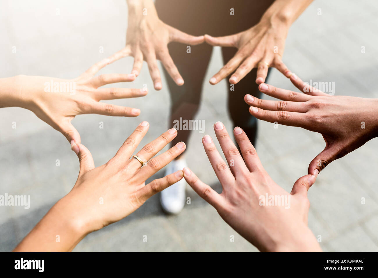 Hand hands comparison comparing hi-res stock photography and images - Alamy