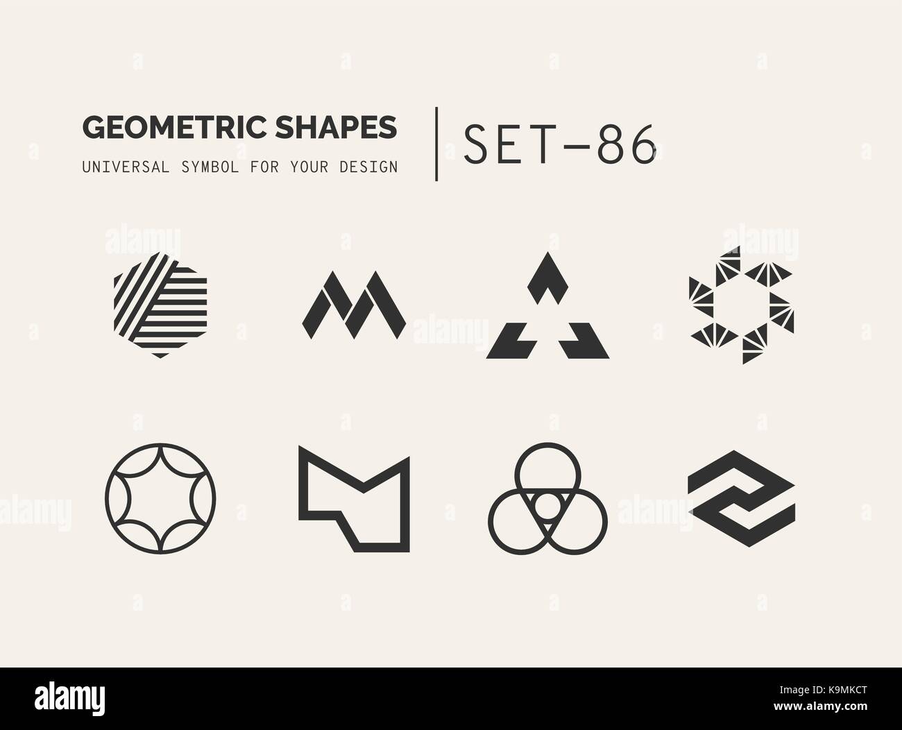 Universal shapes for your design Stock Vector Image & Art - Alamy