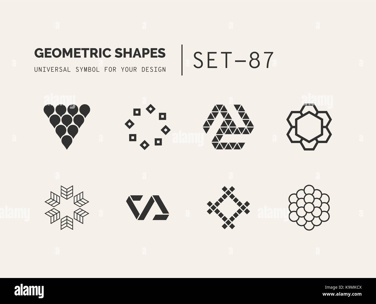 Universal shapes for your design Stock Vector Image & Art - Alamy