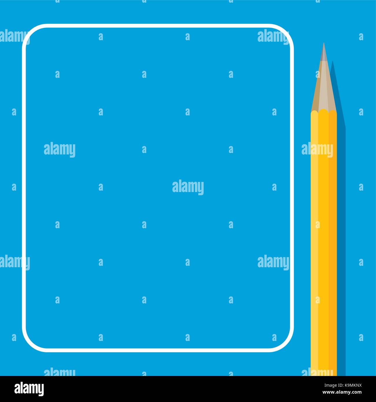 Banner for posts and note template with place for text. Note space for ...