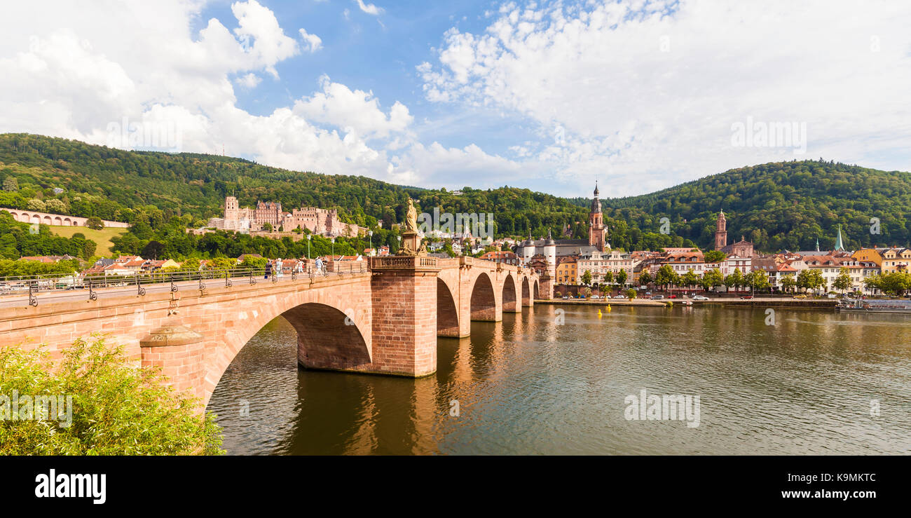 Deutschland, Baden-Württemberg, Heidelberg, Stadtansicht, Altstadt ...