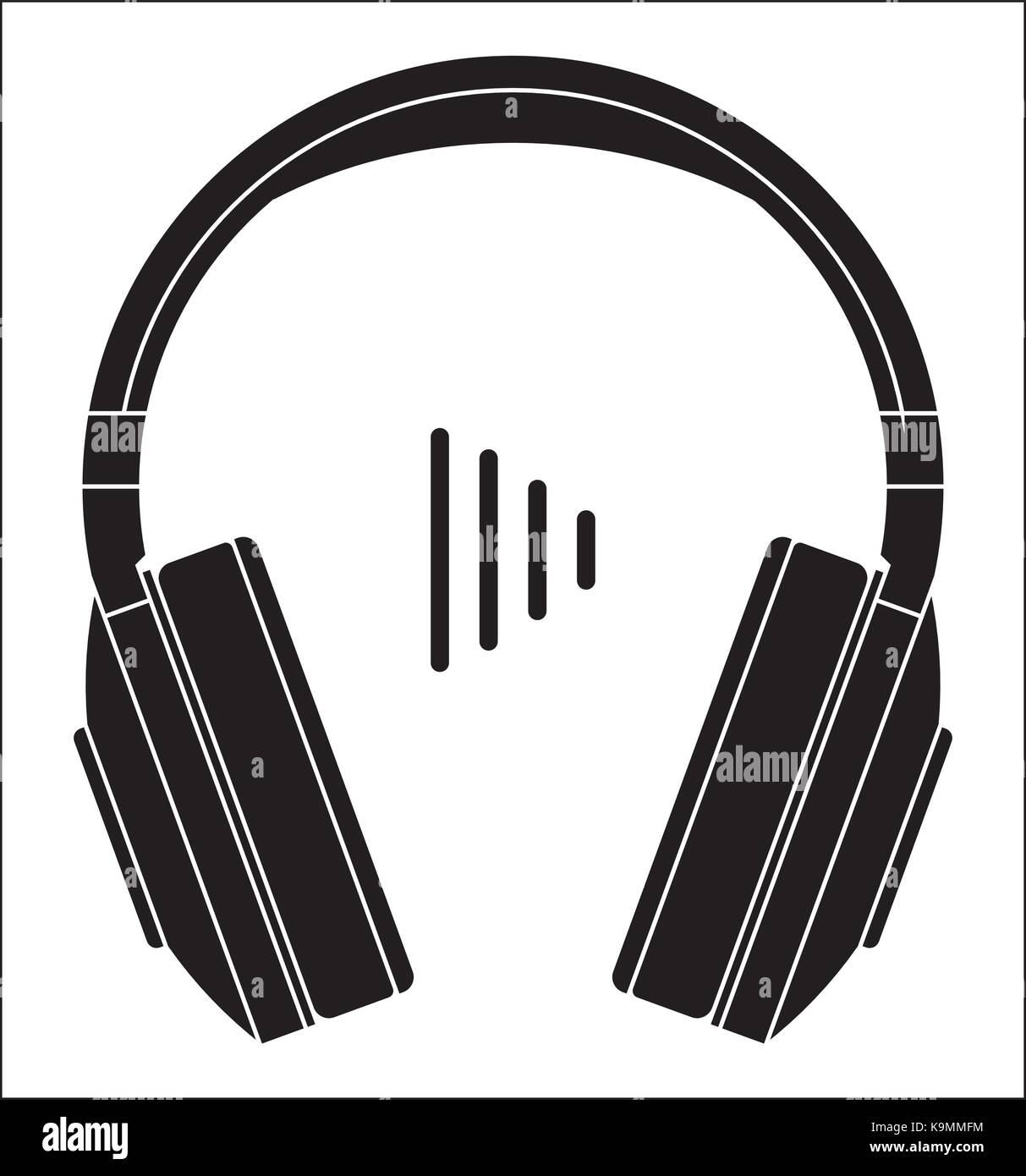 Headphone vectors hi-res stock photography and images - Alamy