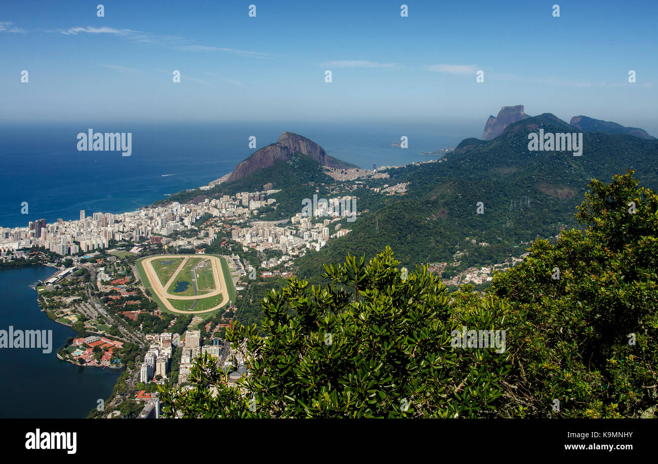 View from corcovado hi-res stock photography and images - Alamy