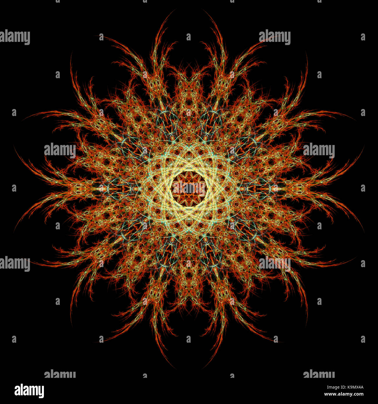 Colorful glowing pattern, abstract art for background Stock Photo - Alamy