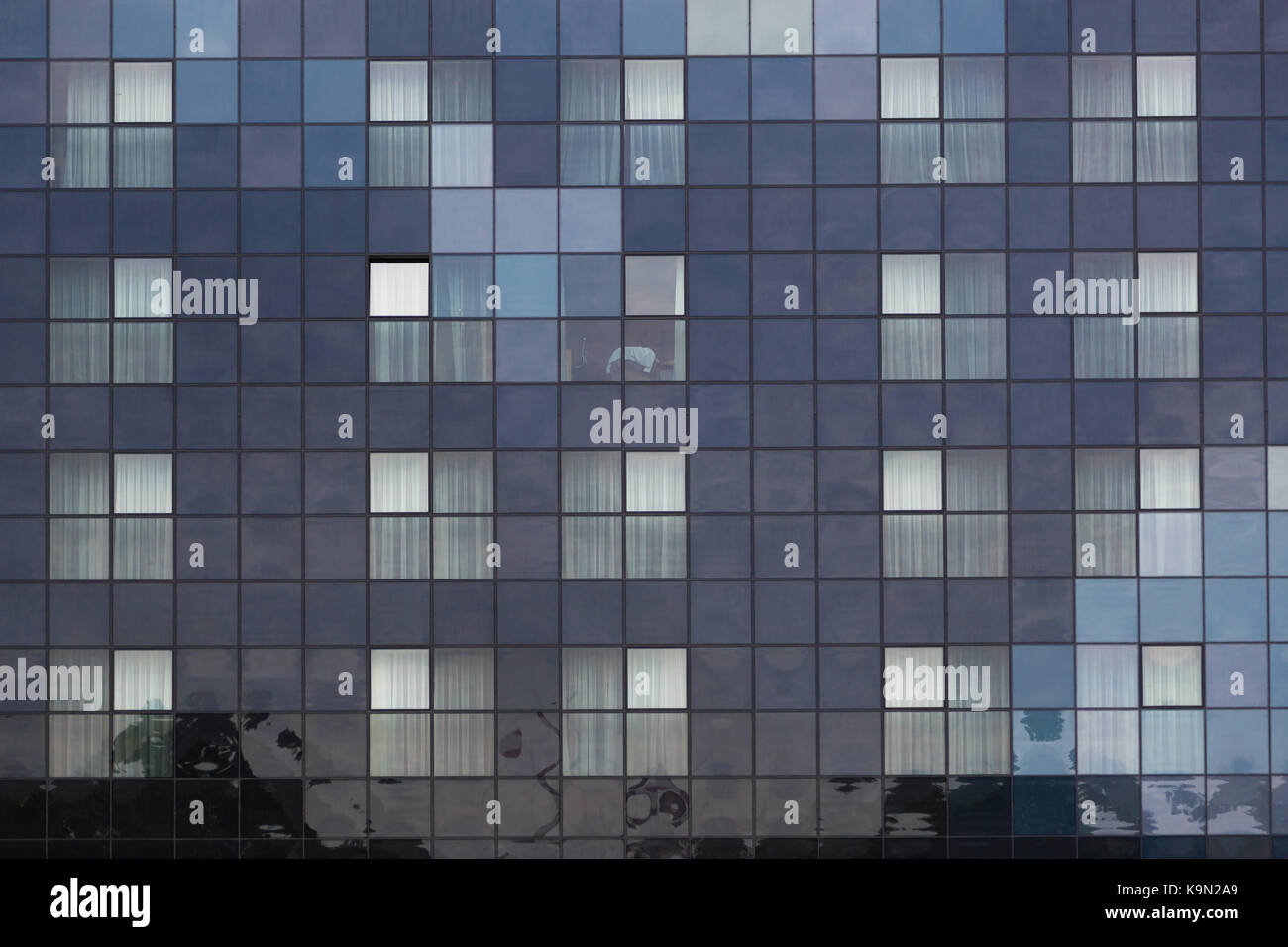 contemporary facade texture of glasses tiles. Scyscraper Stock Photo ...
