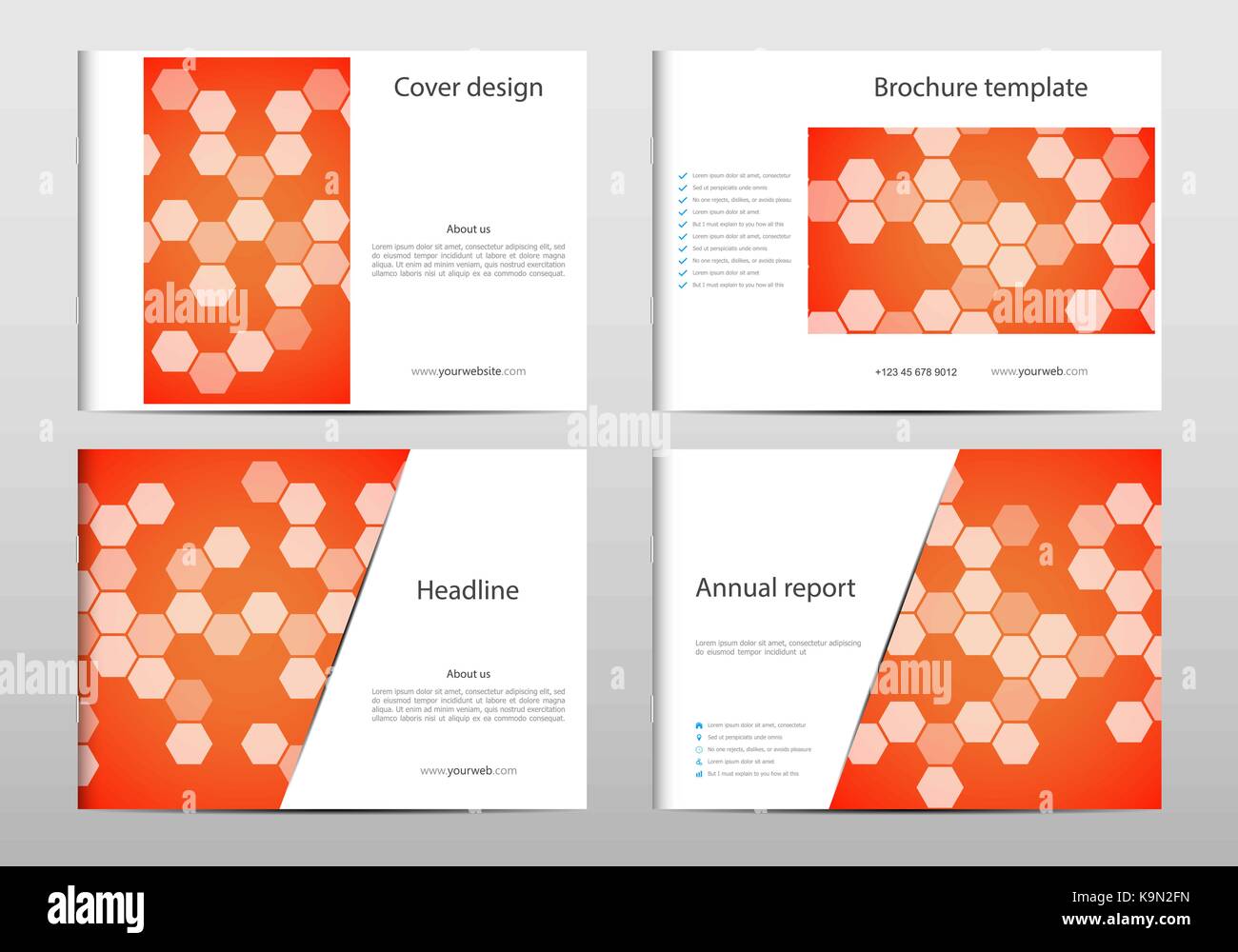 Rectangle brochure template layout, cover, annual report, magazine in ...