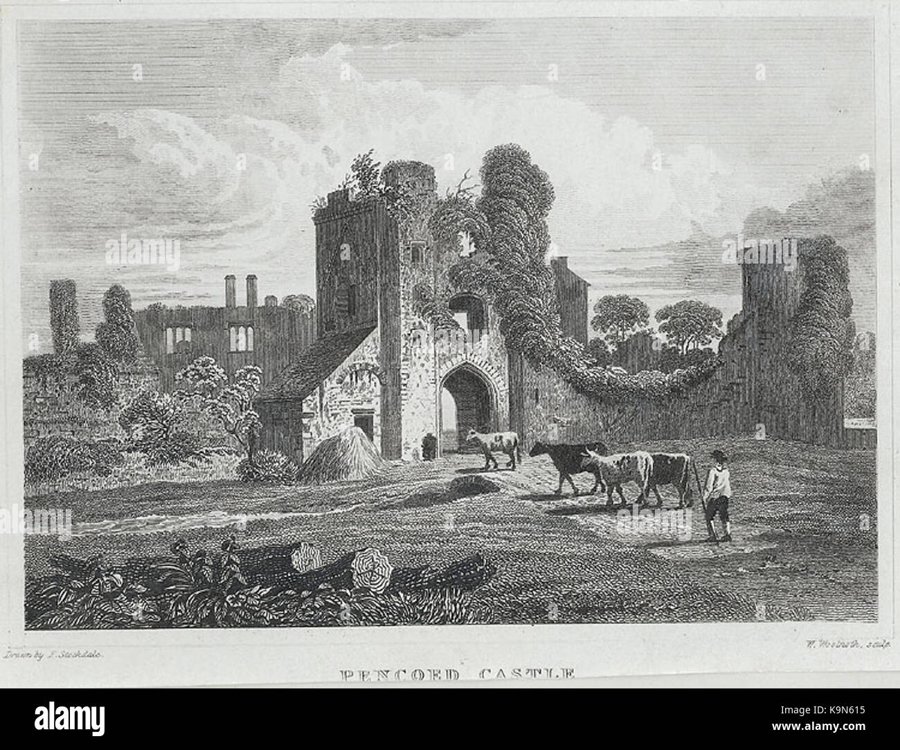 Pencoed castle hi-res stock photography and images - Alamy