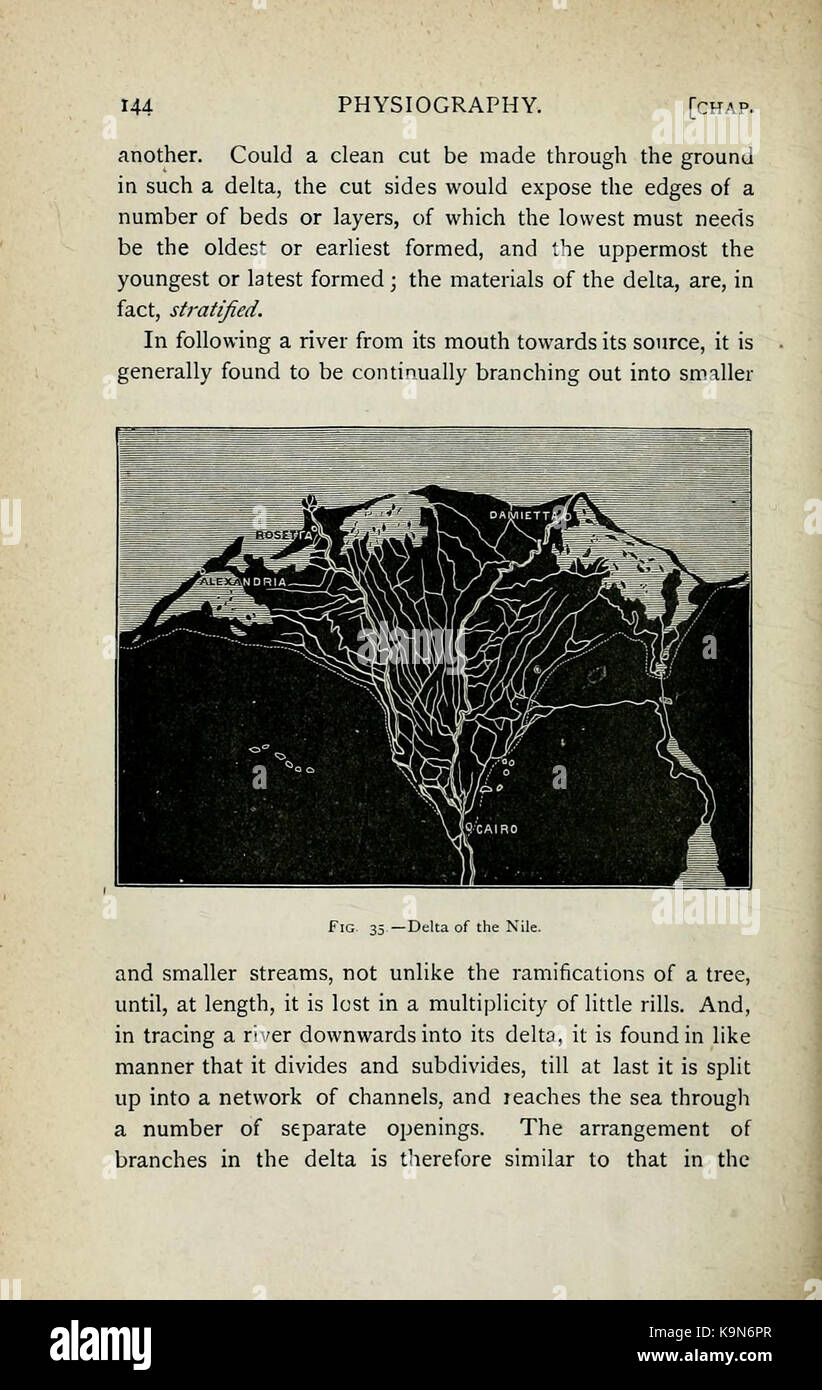 Physiography (Page 144) BHL33378154 Stock Photo - Alamy