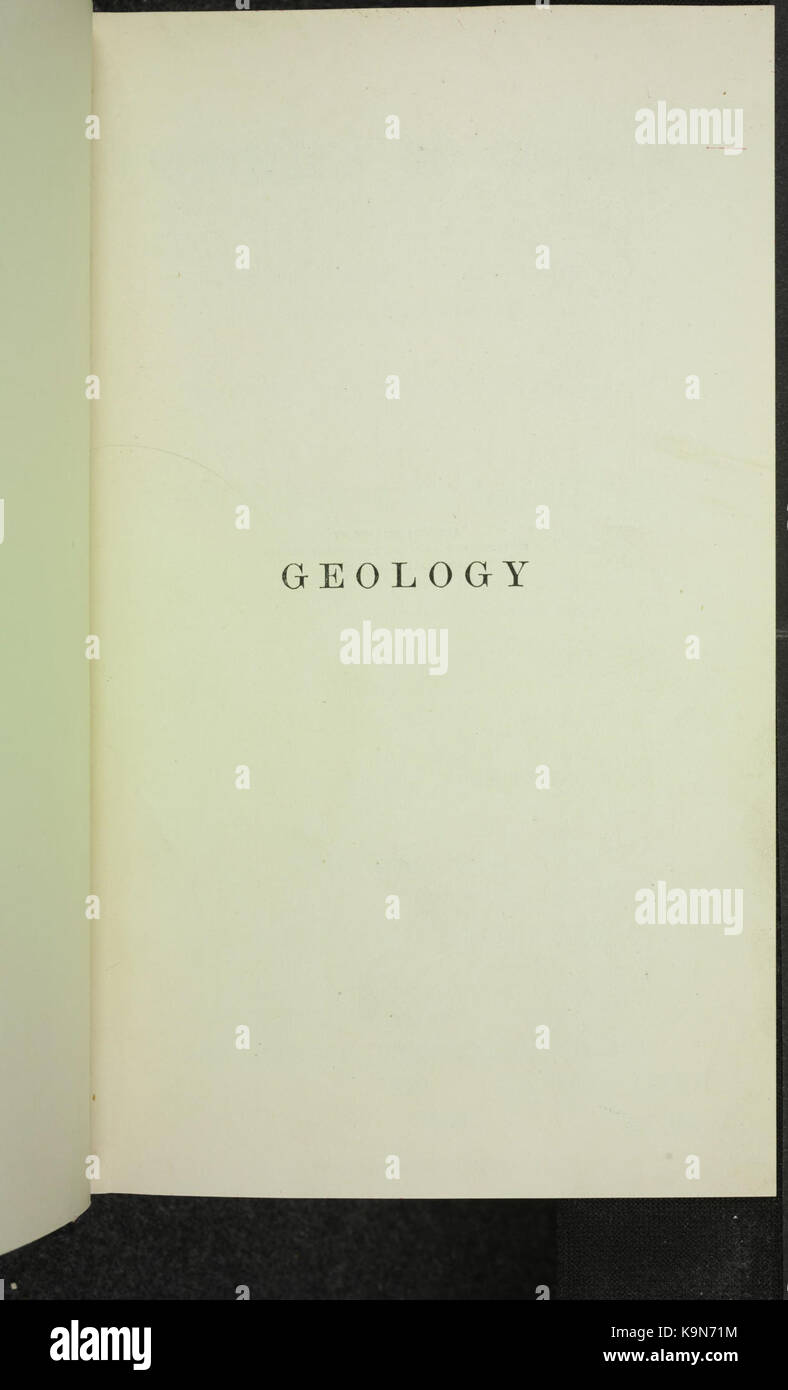 Principles of geology map hi-res stock photography and images - Alamy