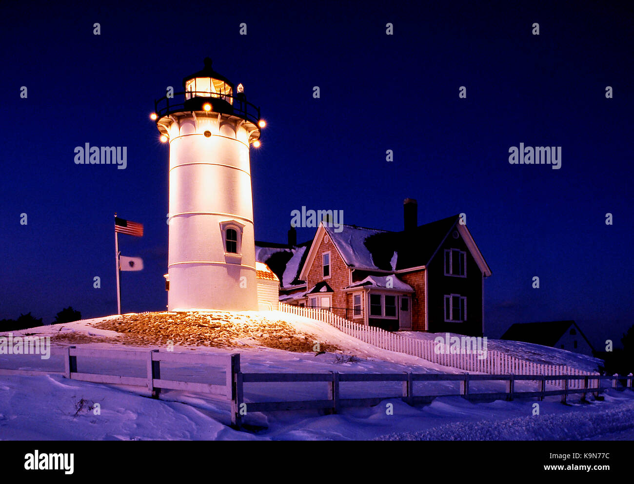 Falmouth in the snow hi-res stock photography and images - Alamy