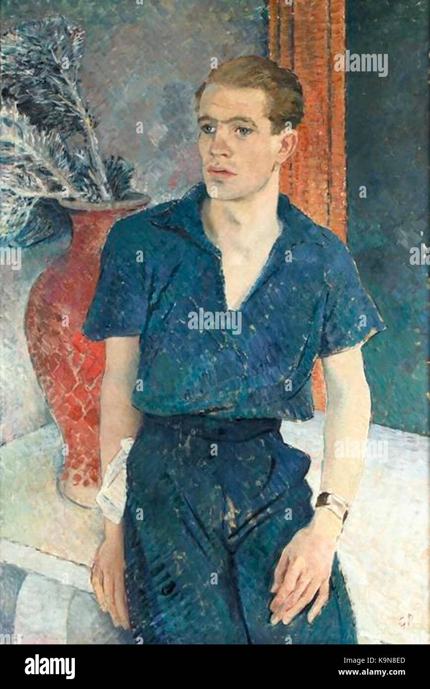 Portrait of a Young Man, Glyn Philpot (1884 1937 Stock Photo - Alamy