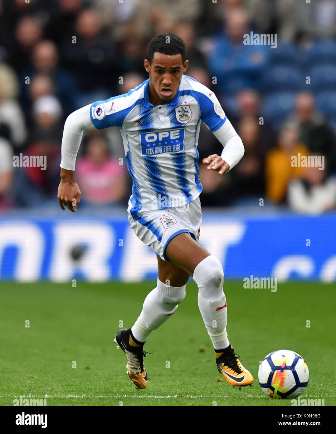 Huddersfield Town's Tom Ince during the Premier League match at Turf ...