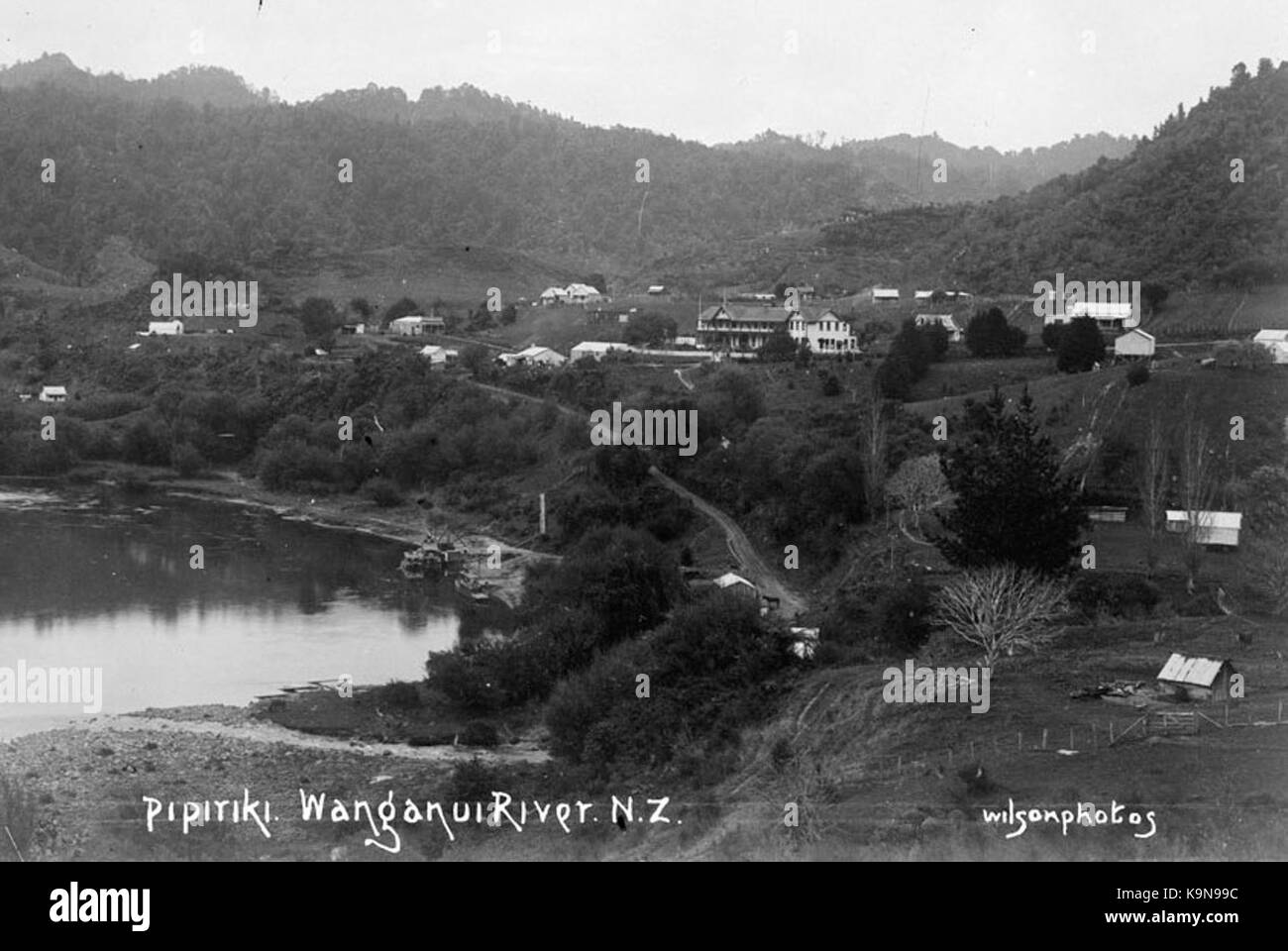 Whanganui river at pipiriki whanganui river at pipiriki hi-res stock ...