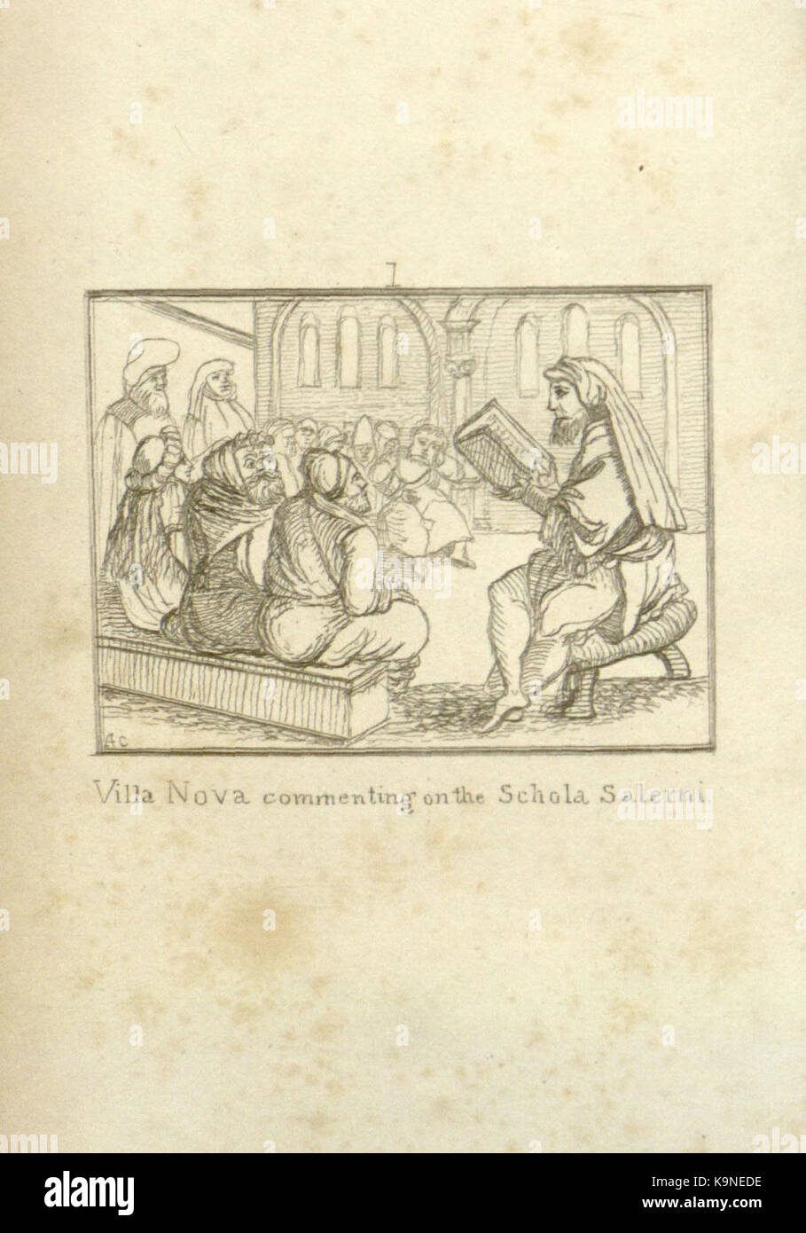 Regimen sanitatis salernitanum BHL9870835 Stock Photo - Alamy