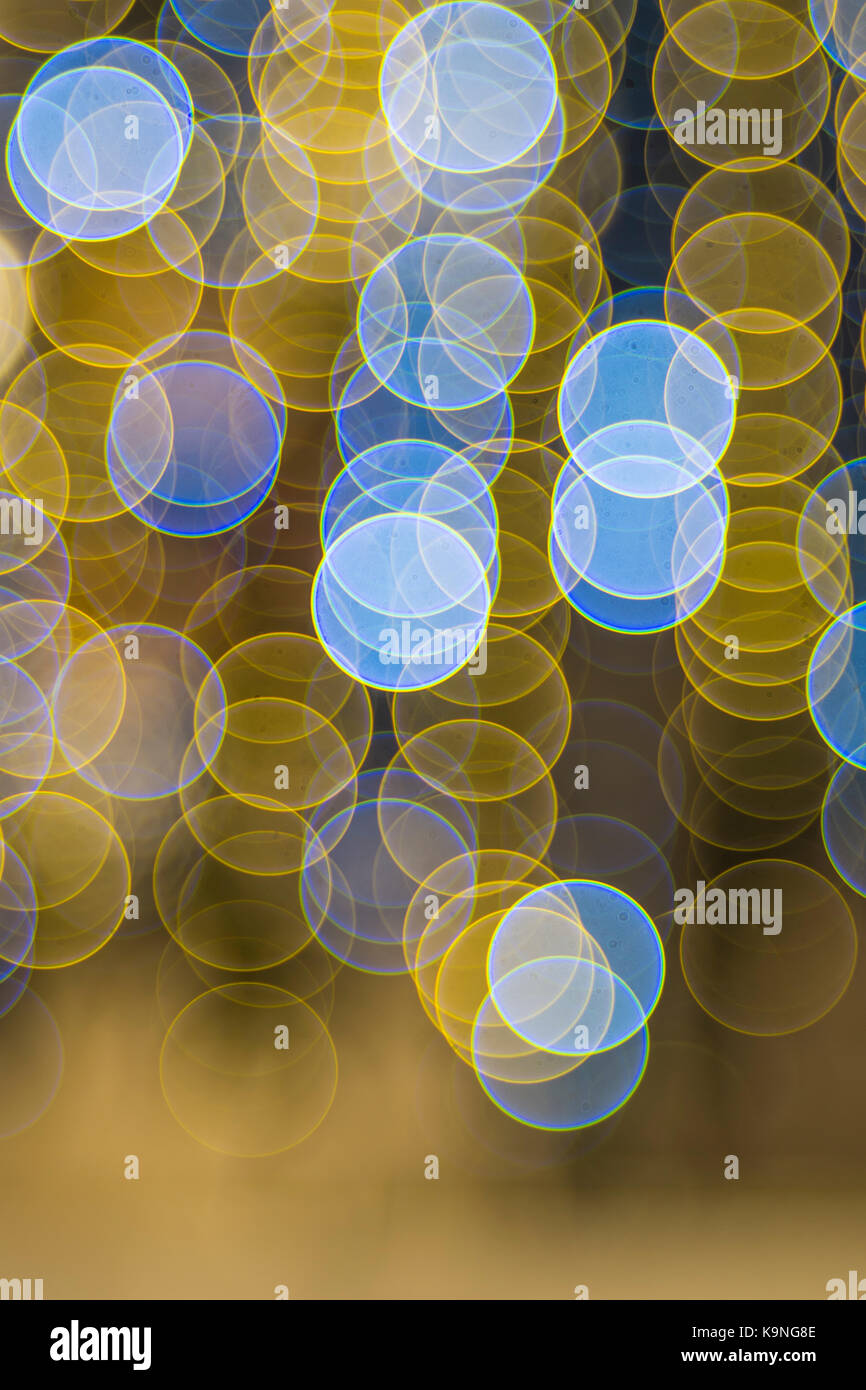 Lighting efect by defocused blur and flare from New Year and Christmas ...