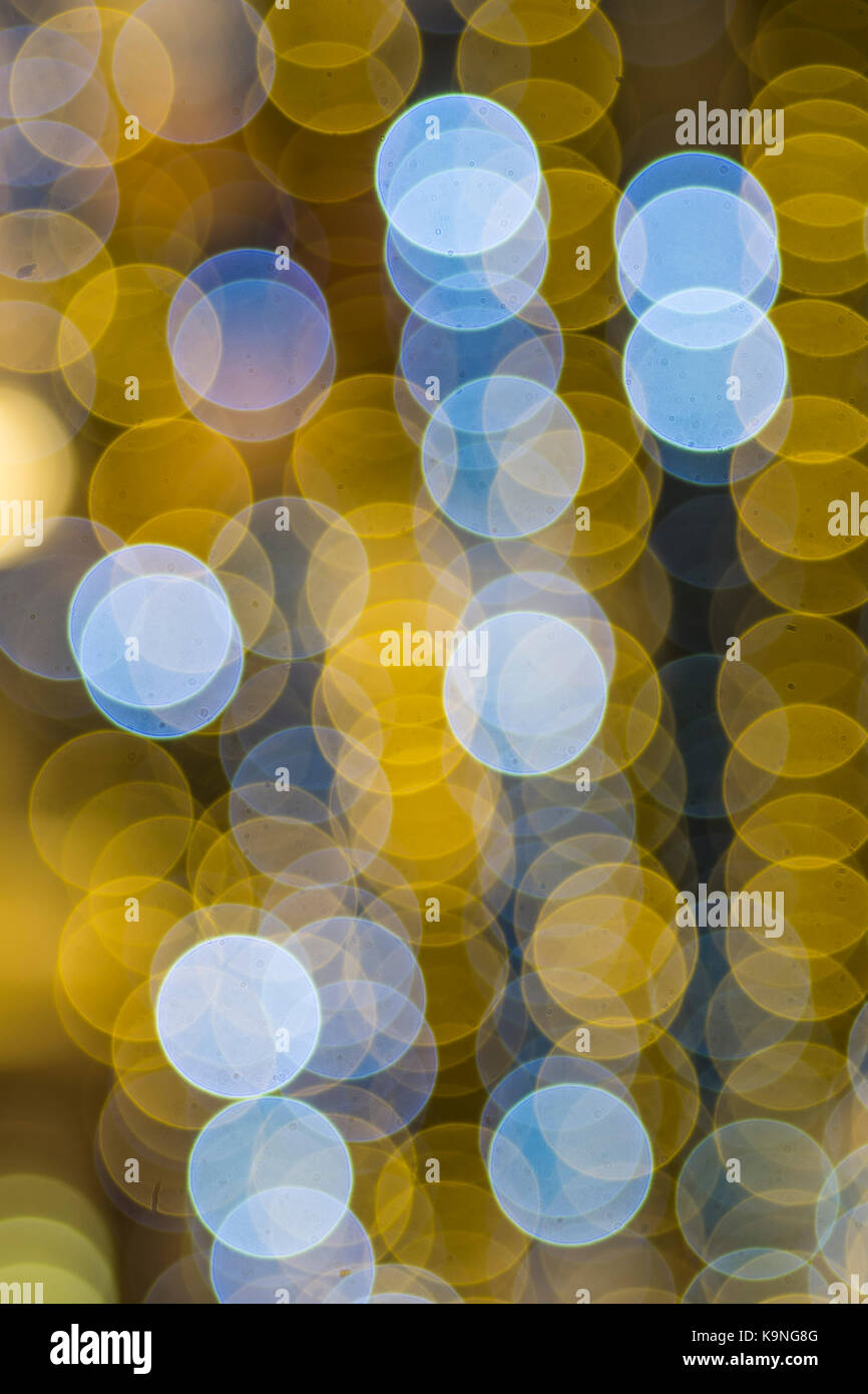 Lighting efect by defocused blur and flare from New Year and Christmas ...