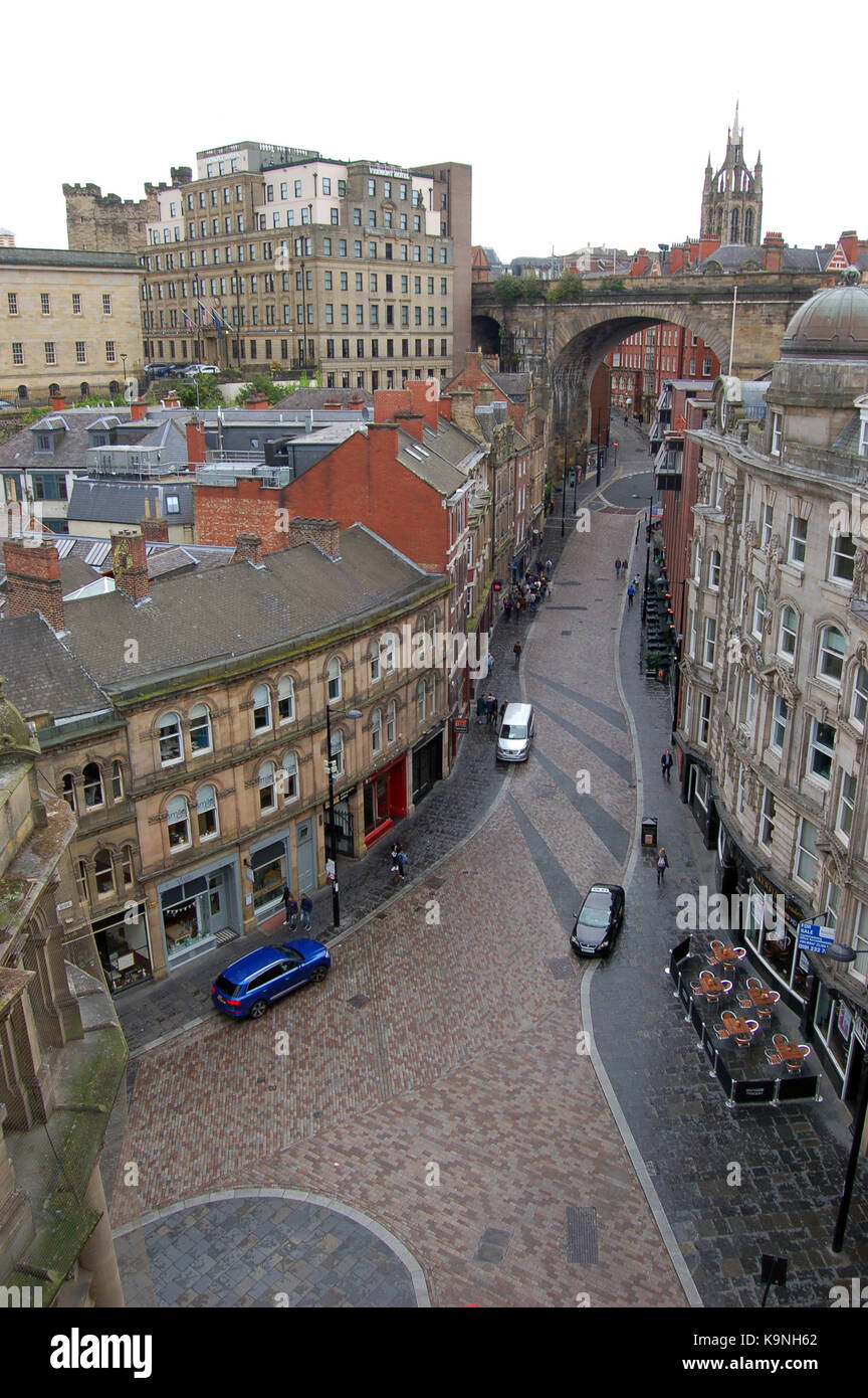 City view of Newcastle Upon Tyne Stock Photo - Alamy