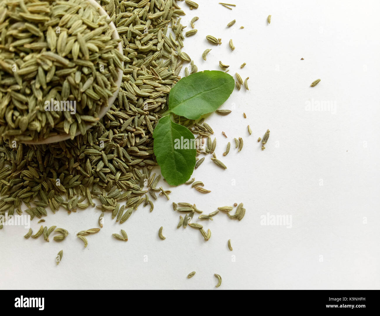 Aniseed with Basil Leaf Stock Photo - Alamy