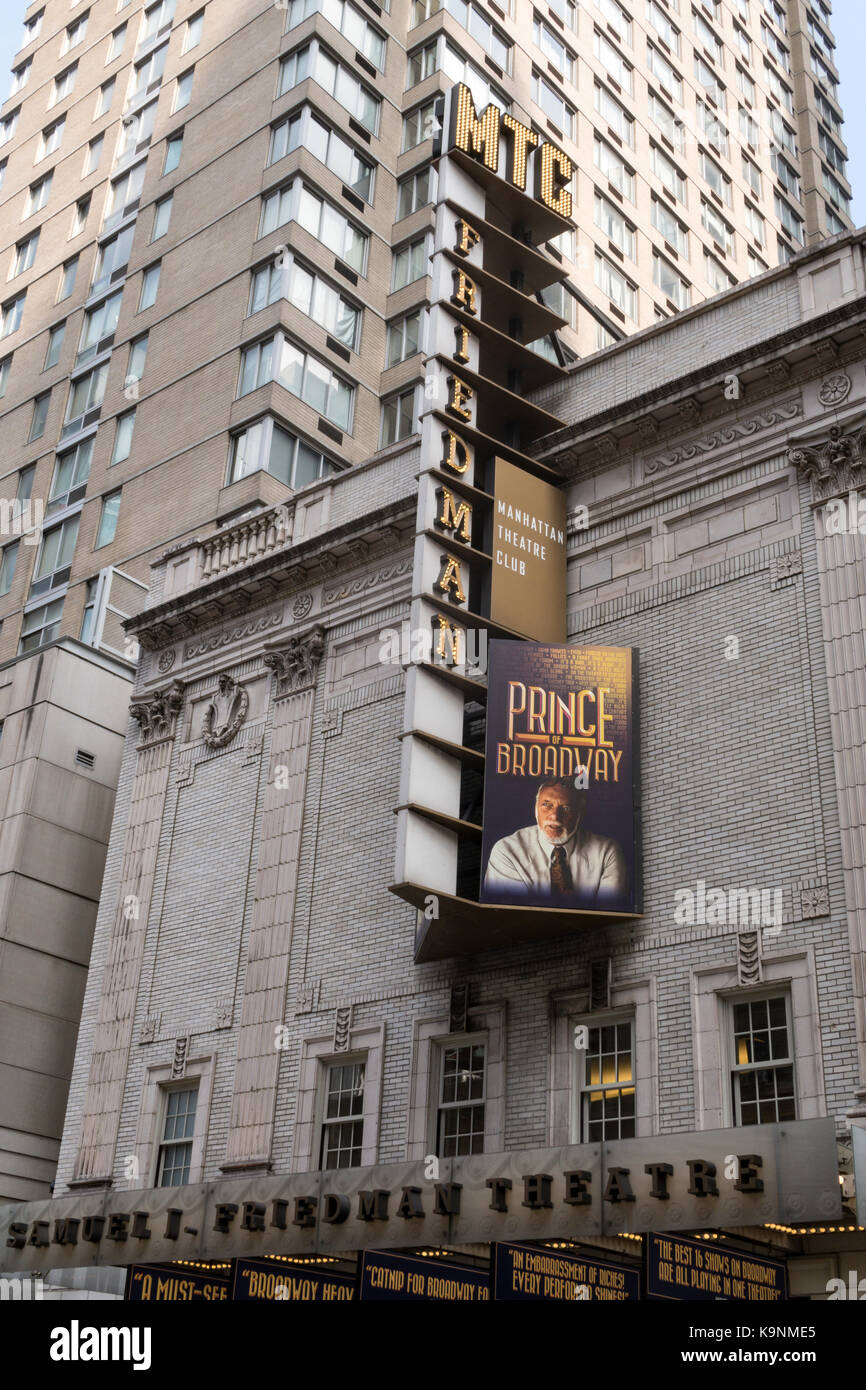 Samuel J Friedman Theatre, Home of Manhattan Theatre Club, Times Square ...