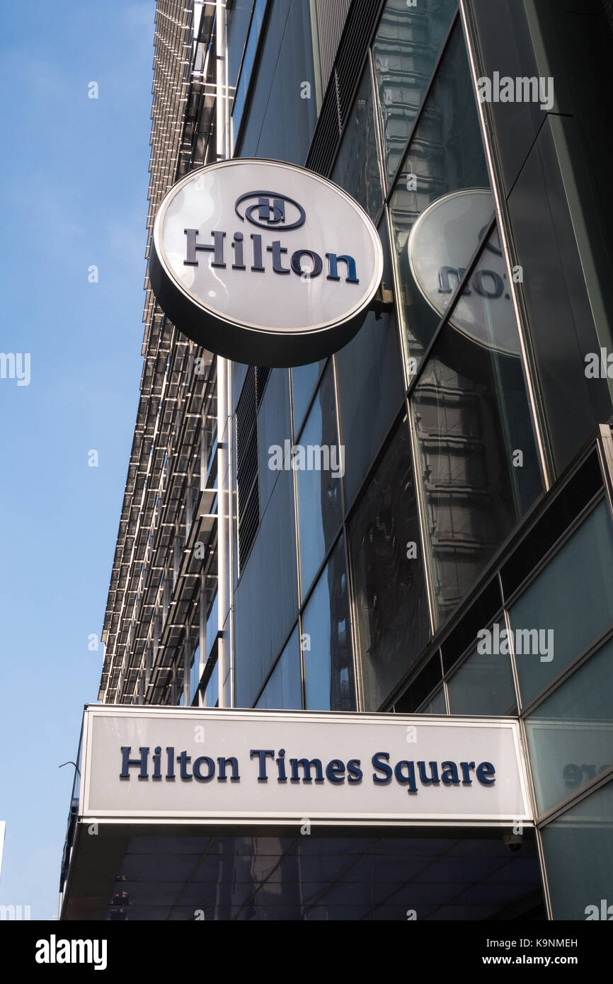 Hilton Times Square, NYC, USA Stock Photo - Alamy