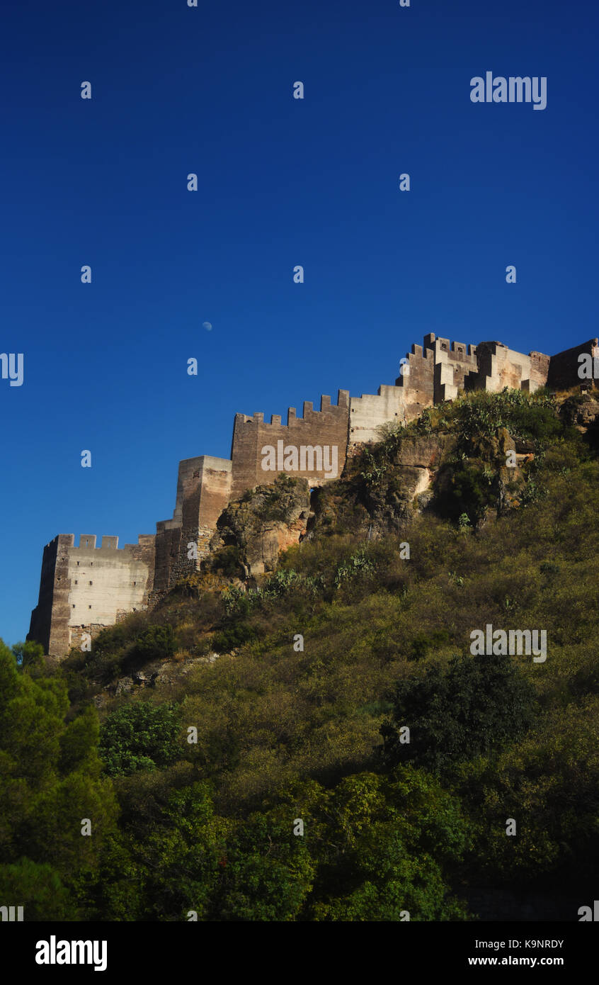 The castle of Sagunto is a fortress located at the top of the hill that ...