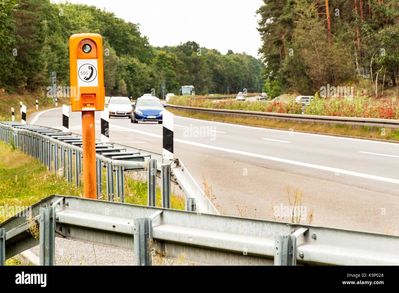 Motorway emergency telephone box hi-res stock photography and images ...