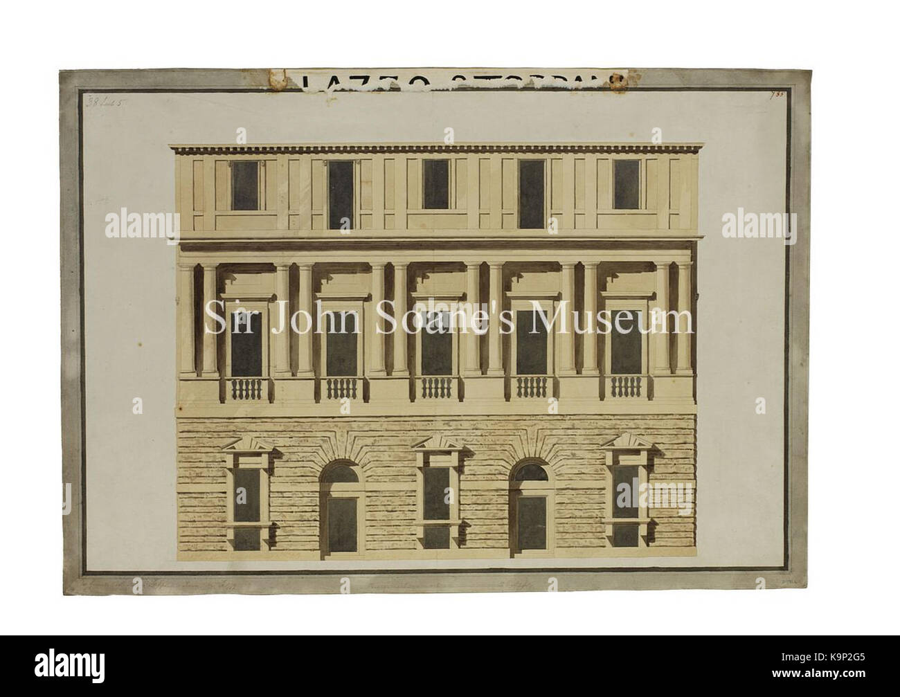 Palazzo Caprini Plan