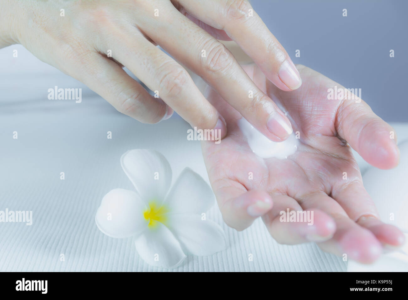 Ointment woman arm hi-res stock photography and images - Alamy