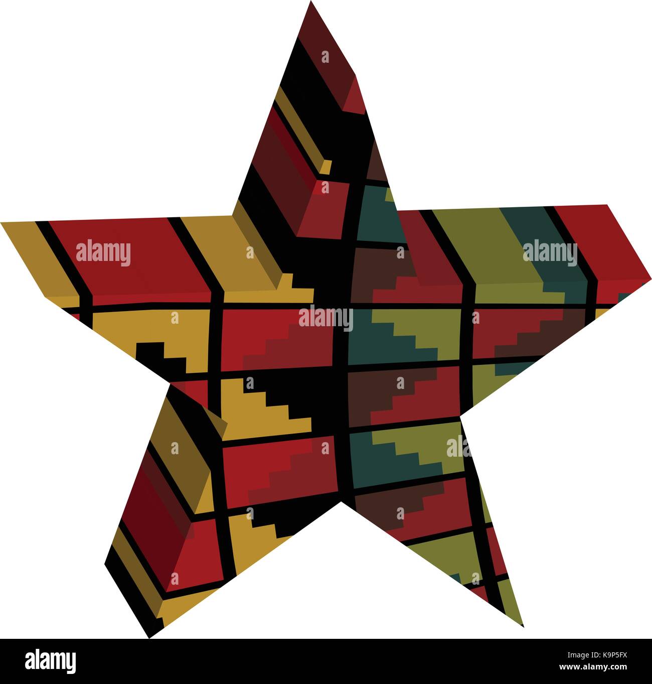 3d star icon Stock Vector Images - Alamy