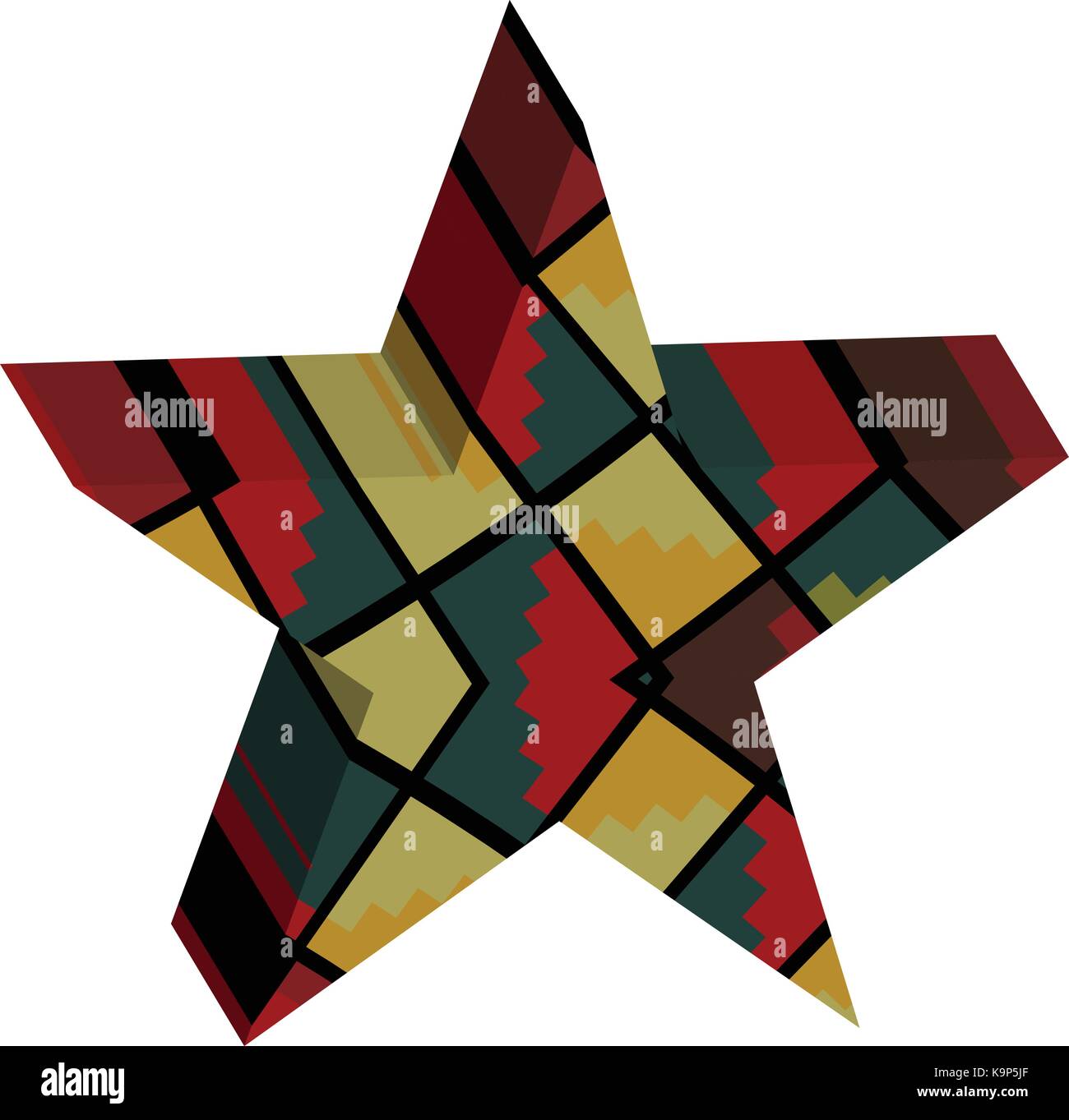 3d star icon Stock Vector Images - Alamy